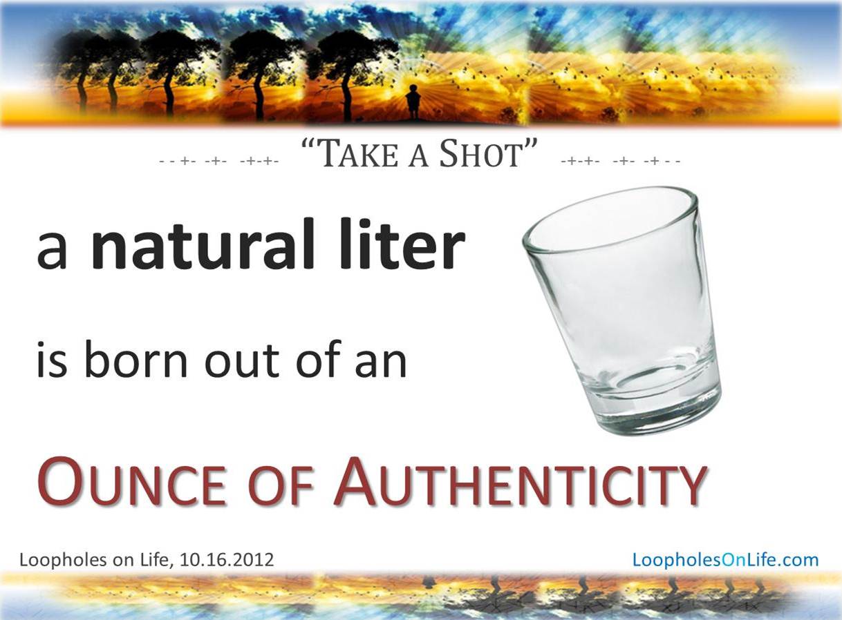 Inspire Taking a Shot – Loopholes on Life